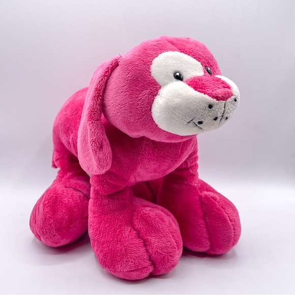Fiesta | Toys | Fiesta Hot Pink Puppy Dog Plush White Big Feet Legs ...
